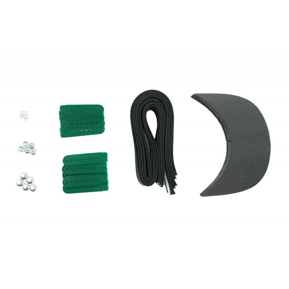 Kelly Green Plastic Snapback Cap Making Kit (5 Kit)