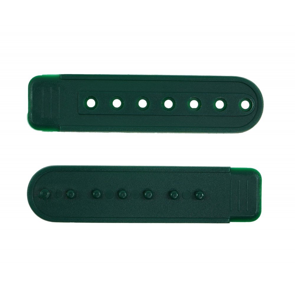 Forest Green Plastic Snapback Straps (10 Set)