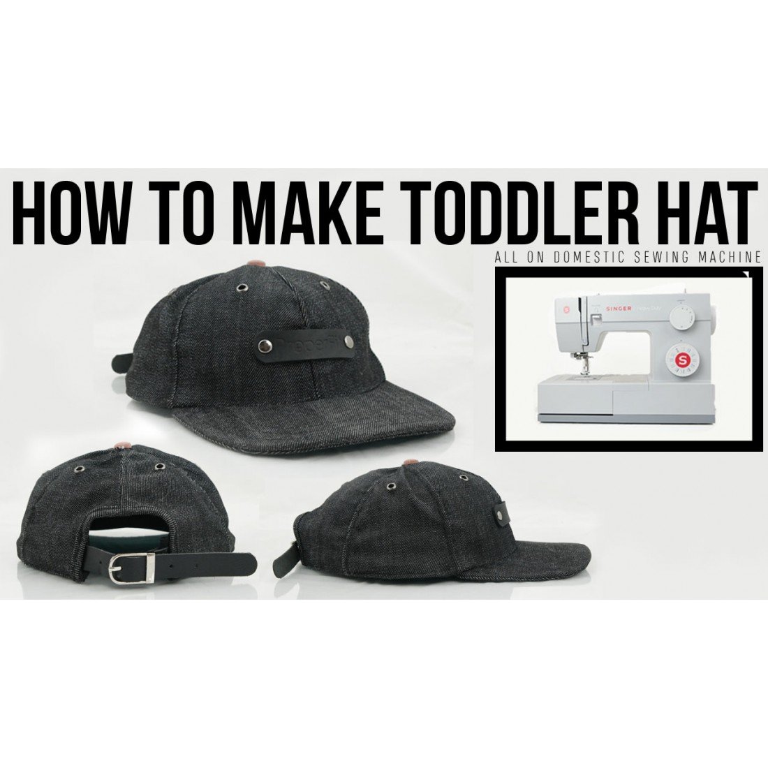 TODDLER 6 Panel Baseball Cap Pattern (Download)